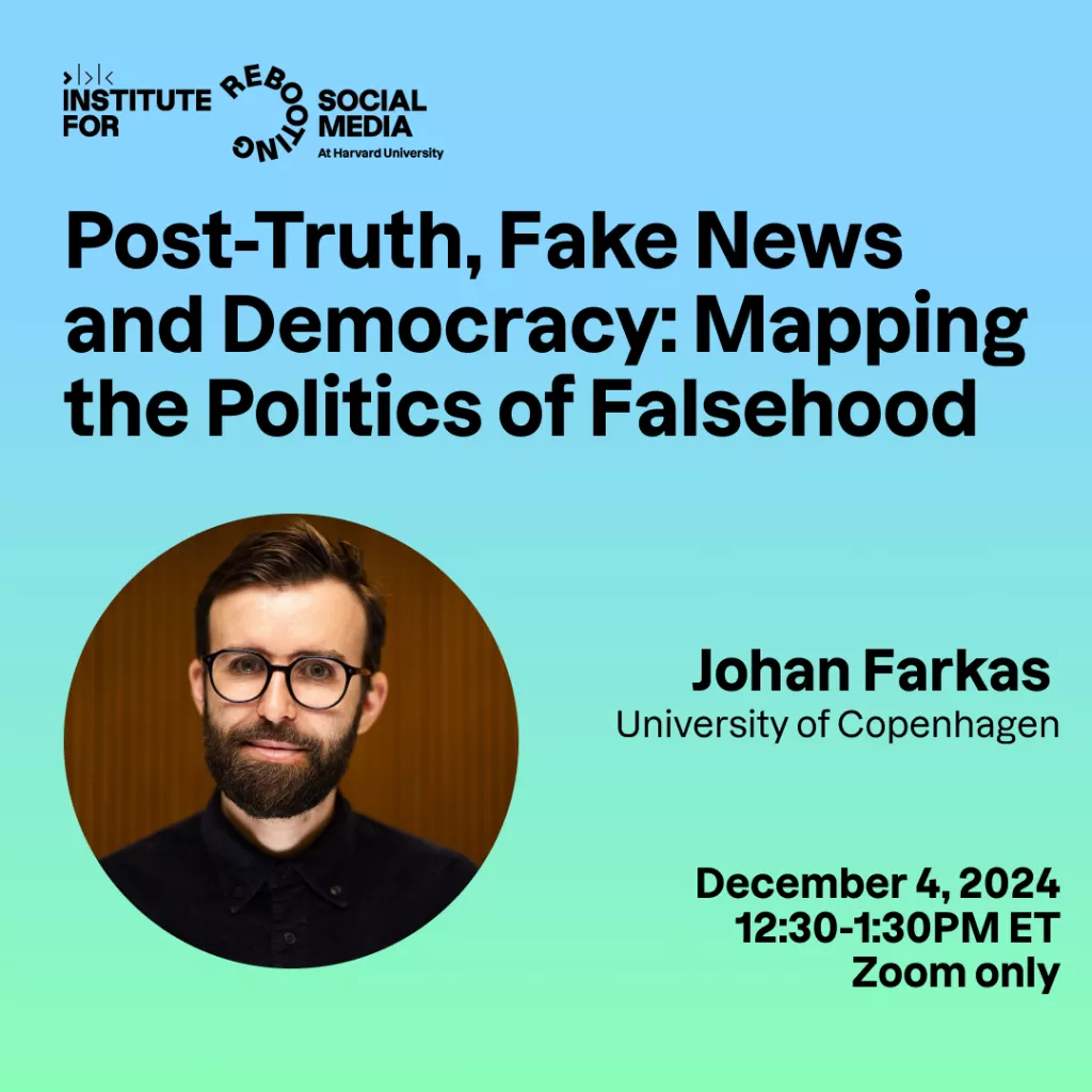 Post-Truth, Fake News and Democracy: Mapping the Politics of Falsehood ...